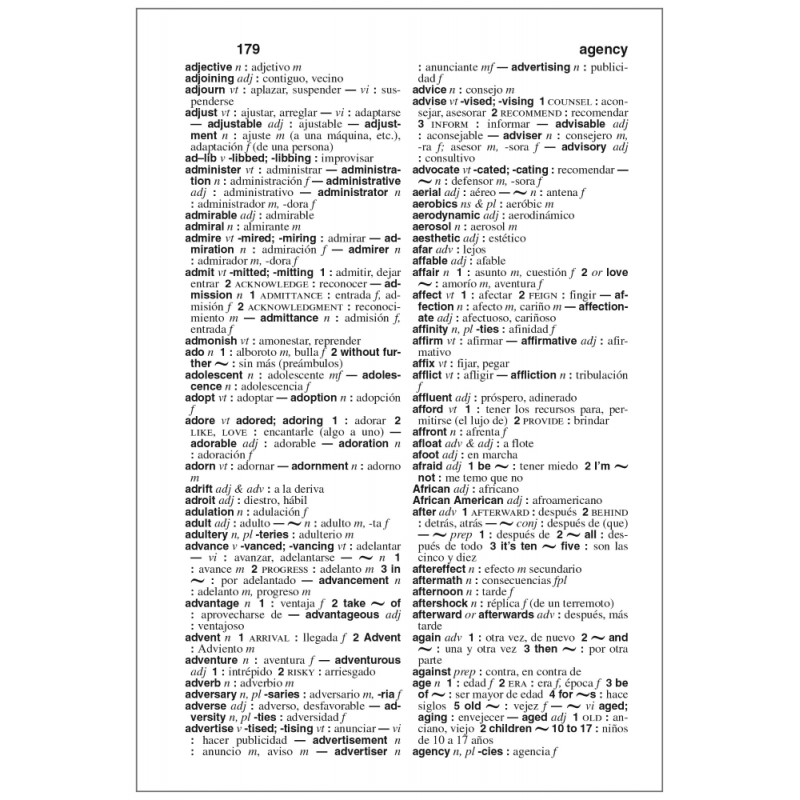 Webster's Spanish-English Dictionary for Students