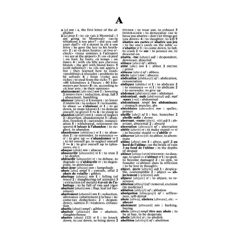 Merriam-Webster's French-English Dictionary
