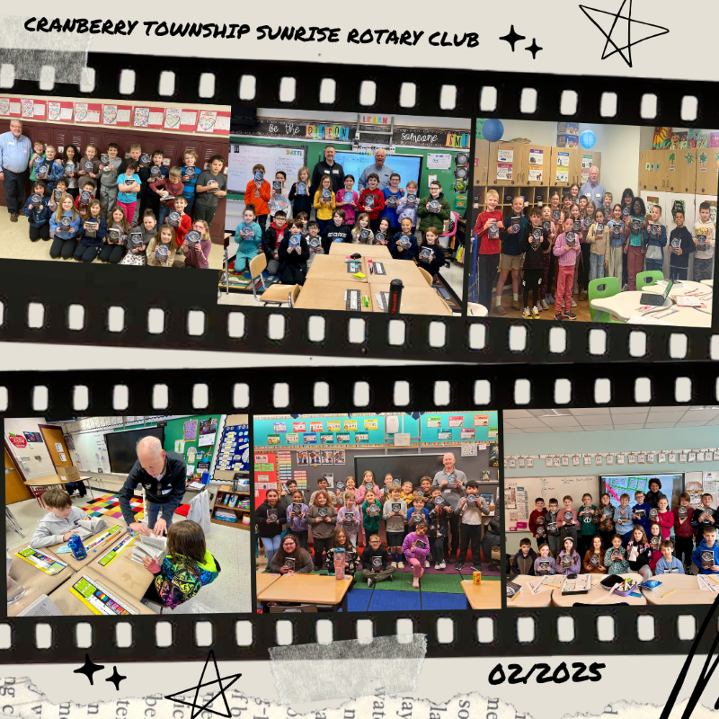 The Dictionary Project Cranberry Township Sunrise Rotary Club marks a ...